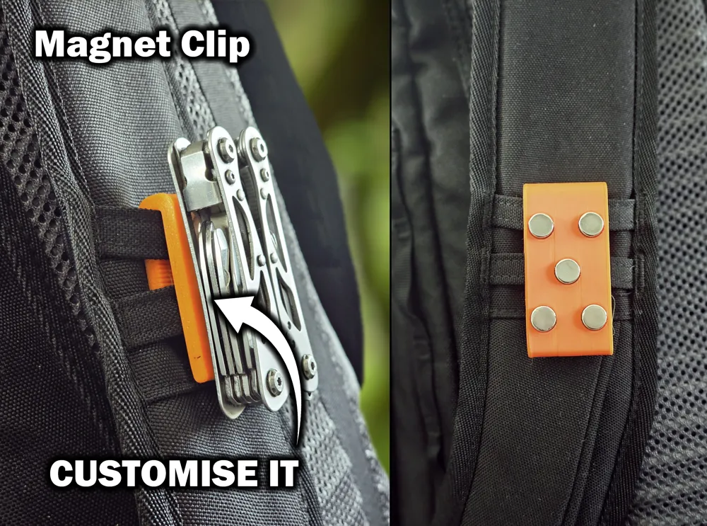 Universal Magnetic Backpack Clip by Magmabow - MakerWorld