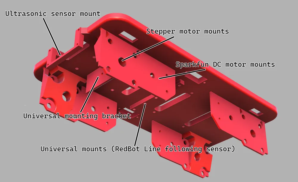 SparkFun XRP Robot Frame by Magmabow MakerWorld: Download Free 3D Models