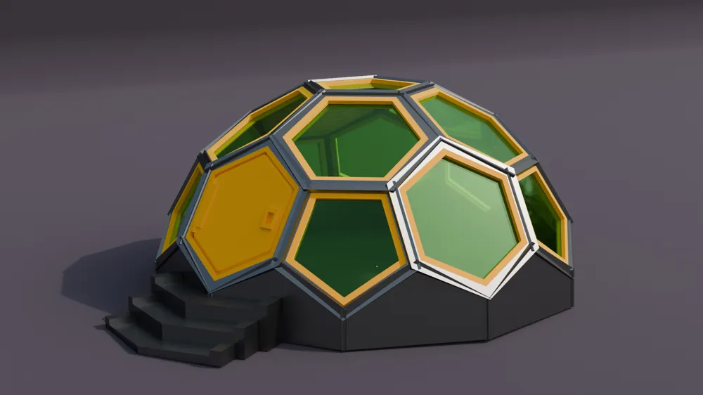 Dome Terrain - Free 3D Print Model - MakerWorld