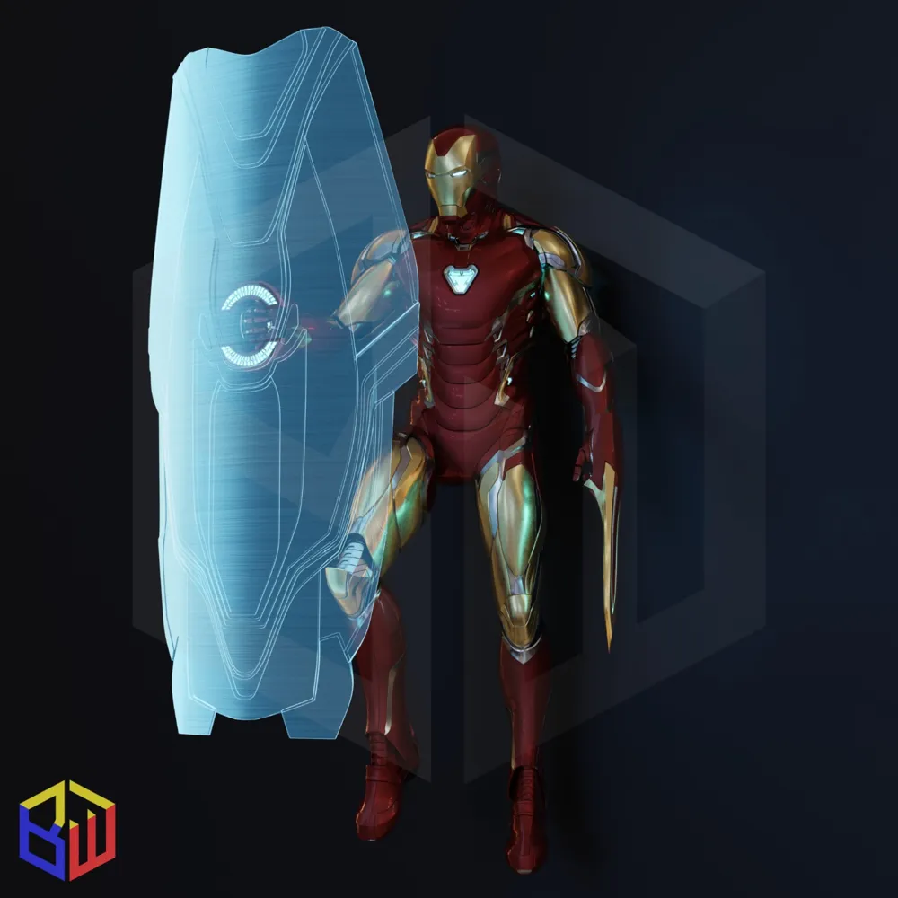 Iron Man Mark 85 Shield by Budwin MakerWorld: Download Free 3D Models