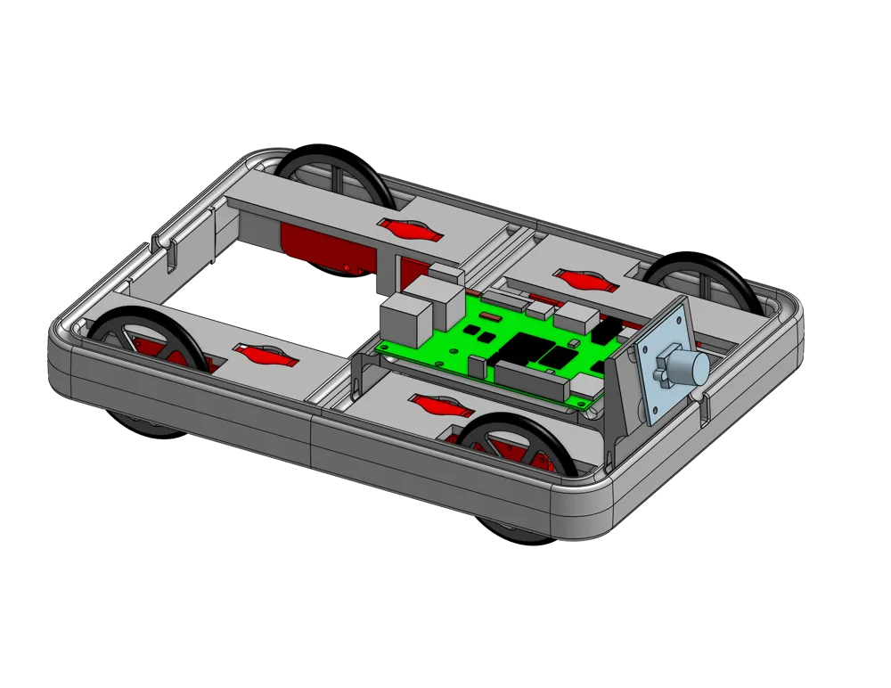 XRP 4 Wheel Drive Chassis Upgrade by AGB MakerWorld: Download Free 3D ...
