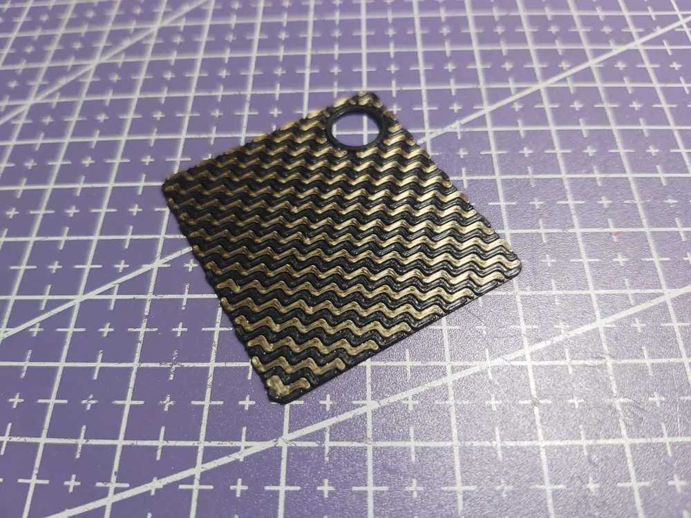 Carbon-Kevlar keychain by TalichnyMakerWorld: Download Free 3D Models