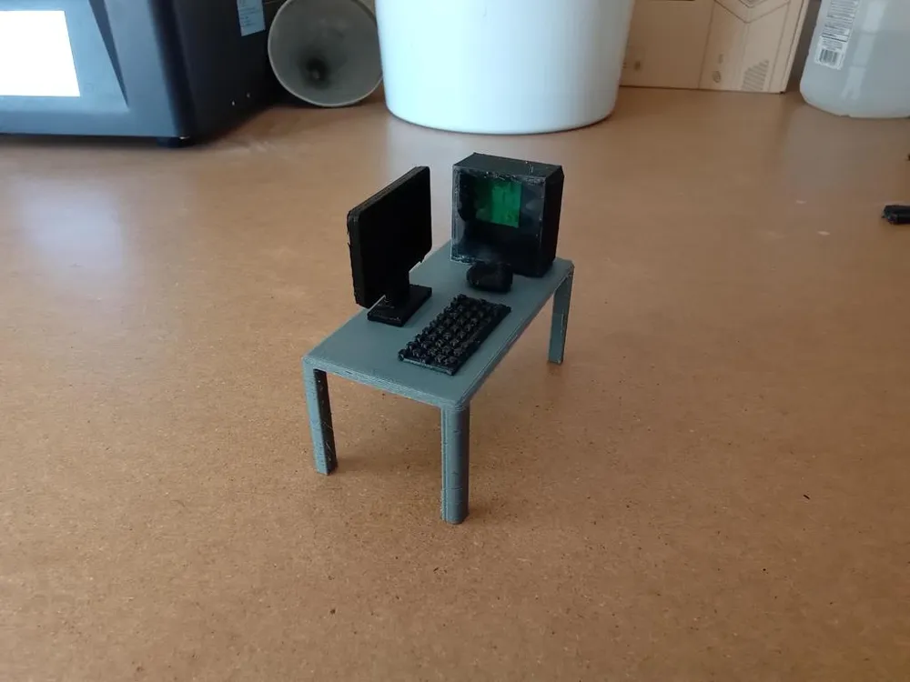 Modèle de bureau miniature - Modèle d'Impression 3D Gratuit - MakerWorld