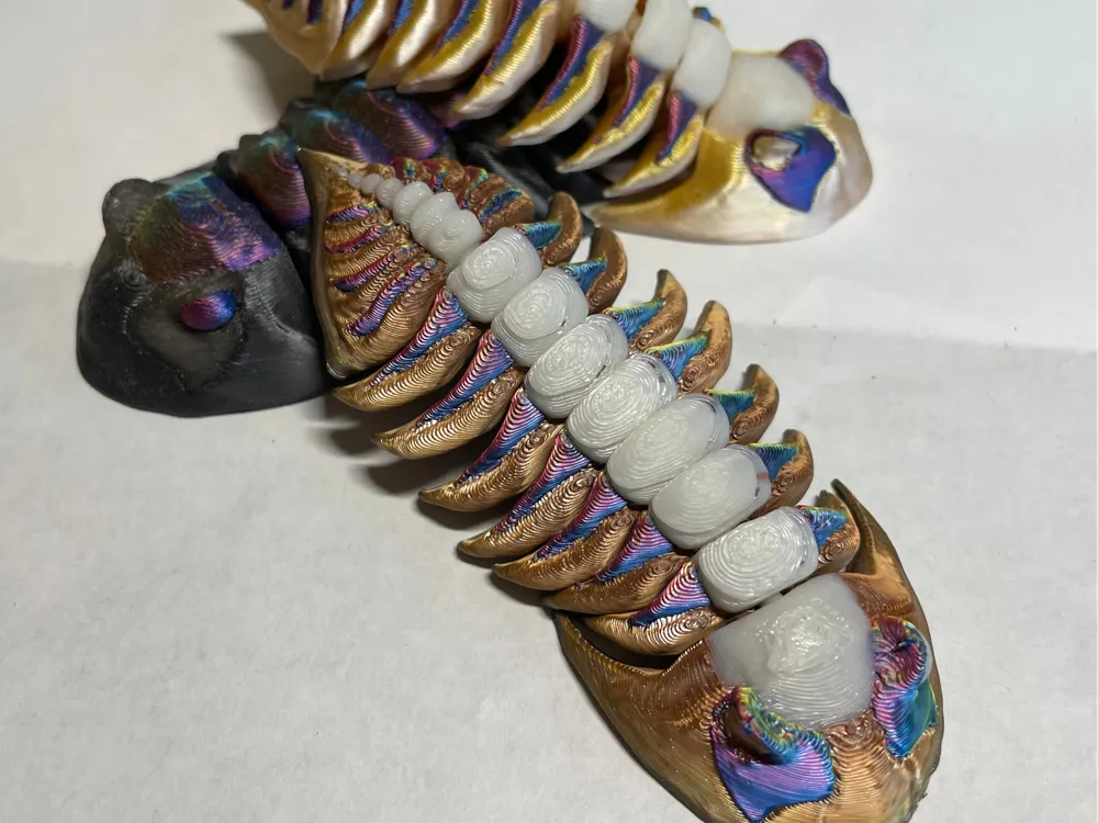 Dalmonites lemurius trilobite, articulated by Auntie Fa - MakerWorld