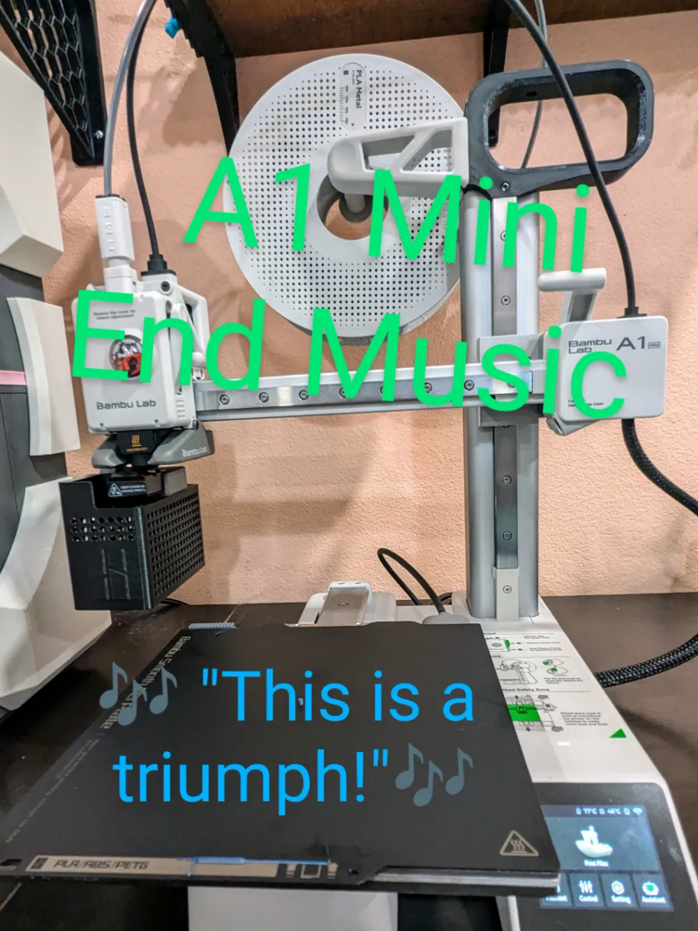 "This is a Triumph!" End G-Code Music from Portal by SpacemanSpiff ...