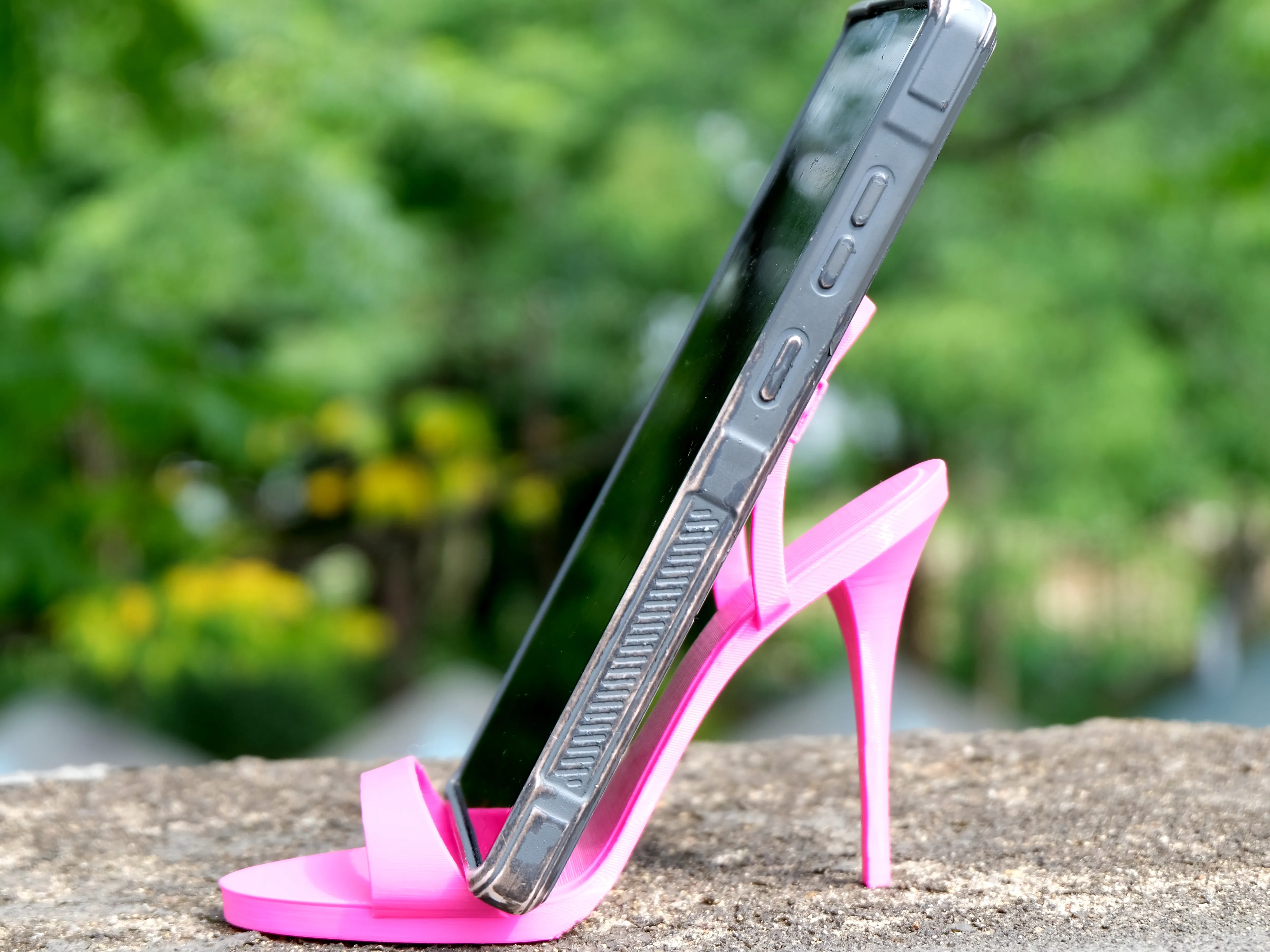 High Heel Shoes Phone Holder Ornaments高跟鞋手机架摆件 - Free 3D Print Model ...
