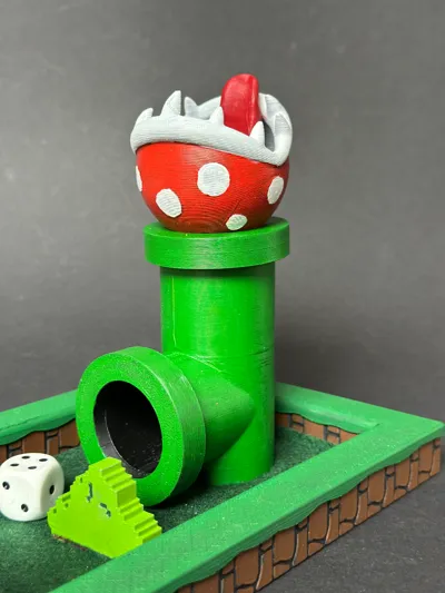 Super Mario Dice Tower - Free 3D Print Model - MakerWorld