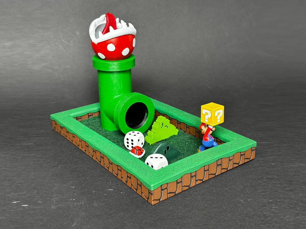 Super Mario Dice Tower by kulli MakerWorld: Download Free 3D Models