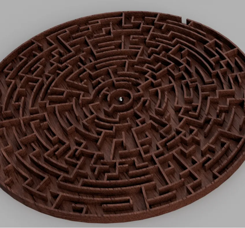 33 cells diameter theta maze by Devon Maze - MakerWorld