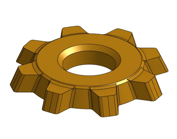 Factorio Gear by Sacharis - MakerWorld