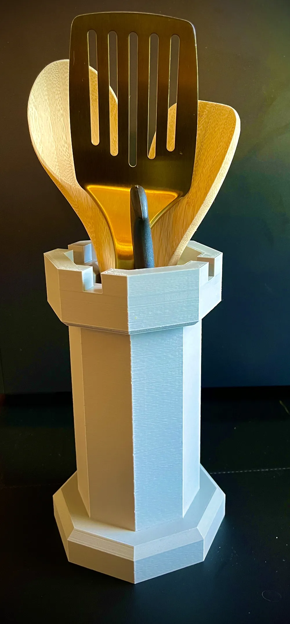 Rook Chess Plant Pot/Utensil Holder by G$ - MakerWorld