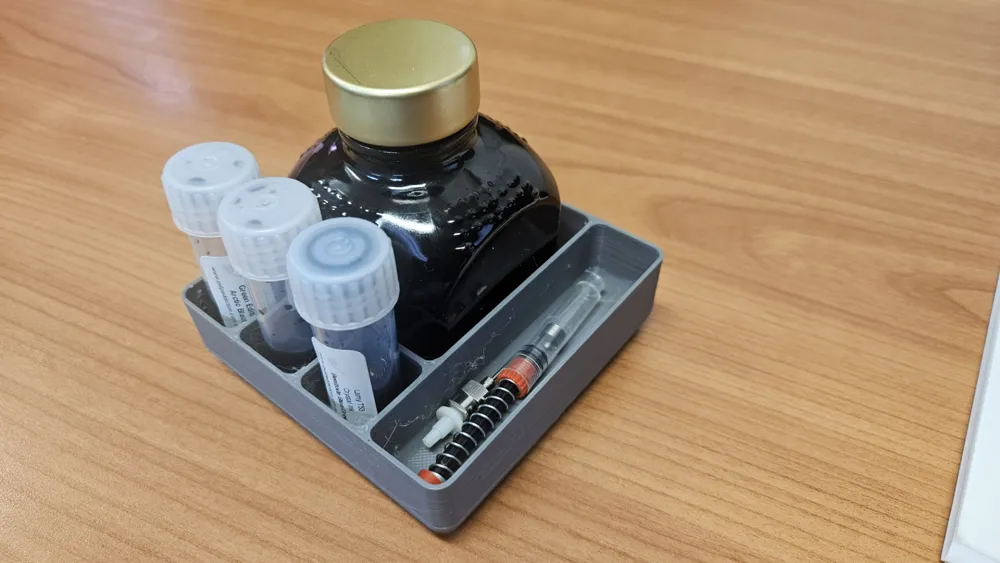 Gridfinity, Fountain Pen Ink Station, Diamine Ink by Tera-Baap - MakerWorld