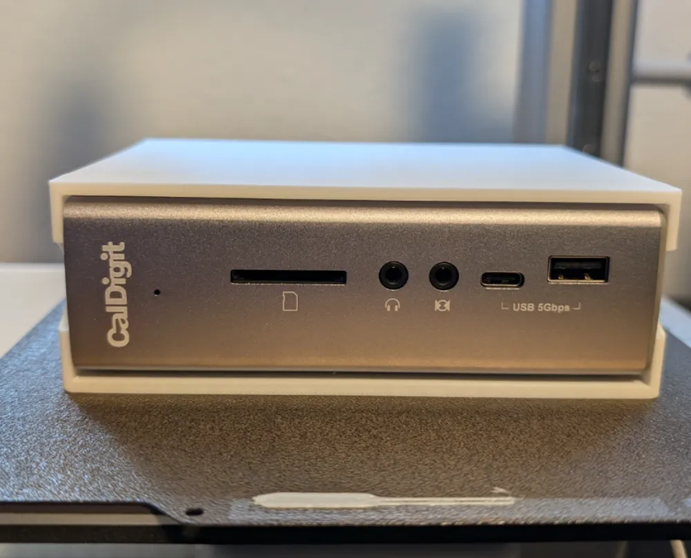 Caldigit TS3 Plus under desk mount by visokoo - MakerWorld