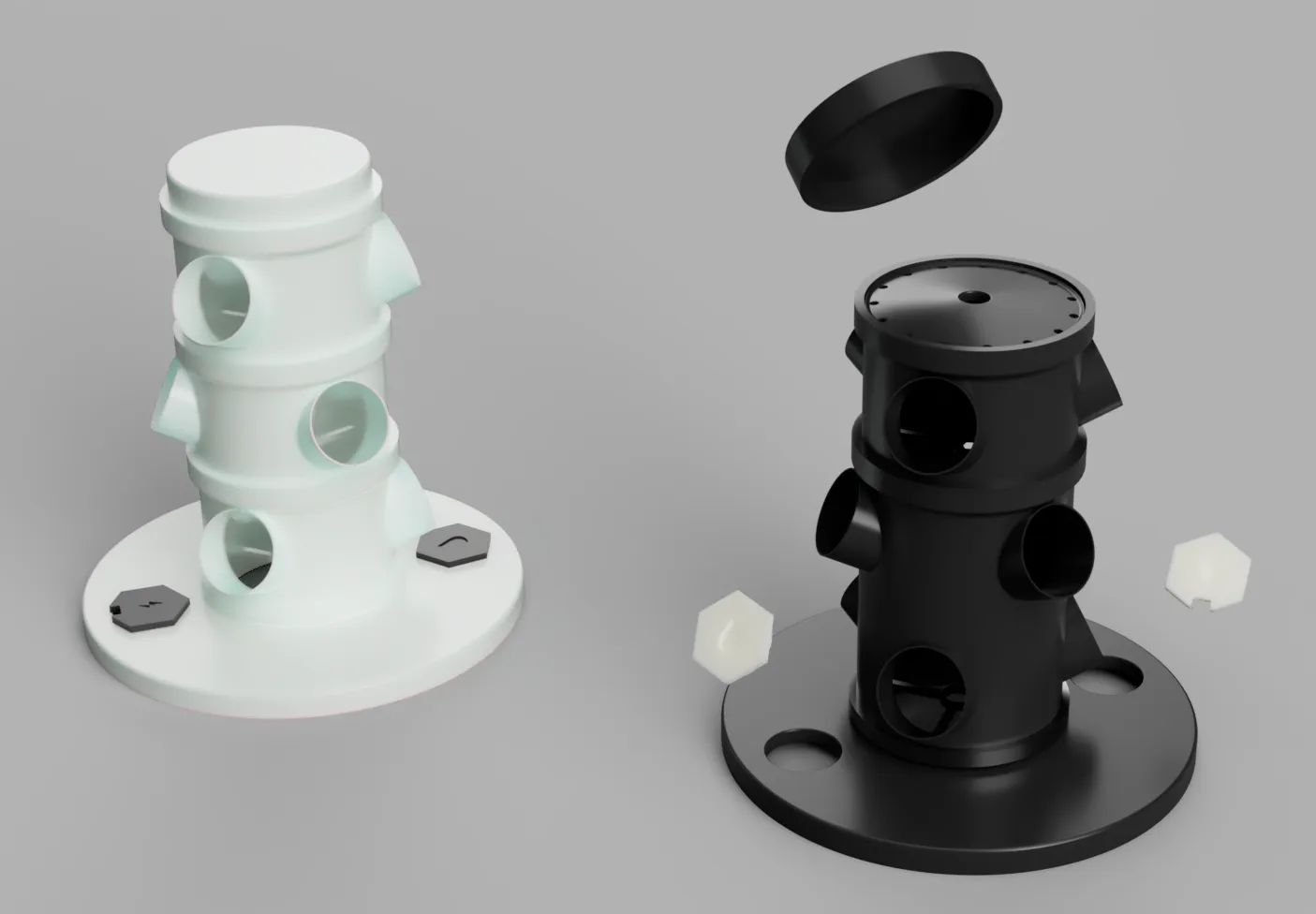 Hydroponic Tower by Moja MakerWorld: Download Free 3D Models