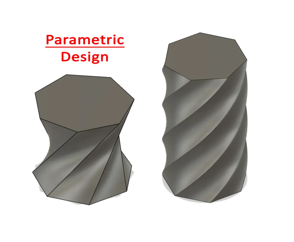 Twisted Heptagonal Prisms (parametric) by mosselini1 - MakerWorld