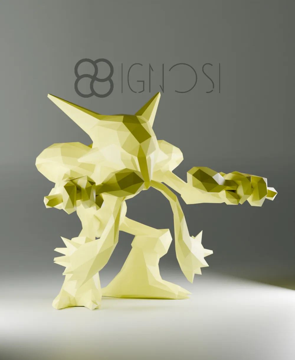 Alakazam Low Poly by Ignosi - MakerWorld