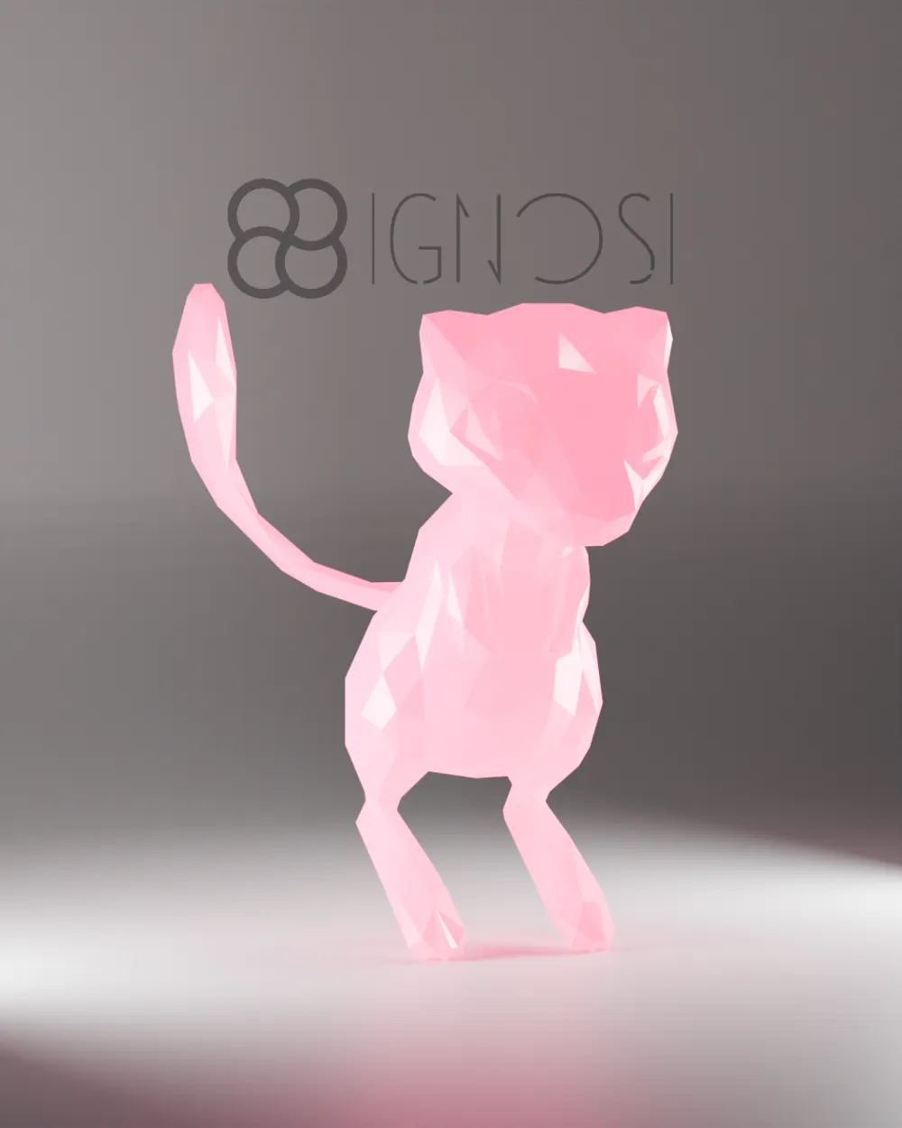 Mew Low Poly by Ignosi - MakerWorld