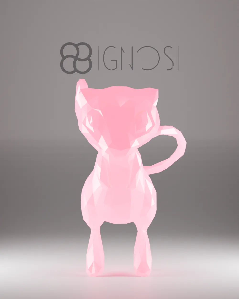 Mew Low Poly by Ignosi - MakerWorld