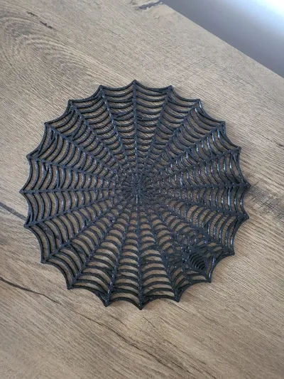 Spider Web Shape Decorate by JuraSvebisMakerWorld: Download Free 3D Models