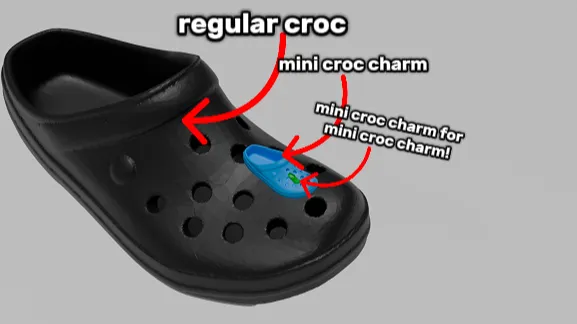 mini croc charm for mini croc charm! by Print Mast3r - MakerWorld