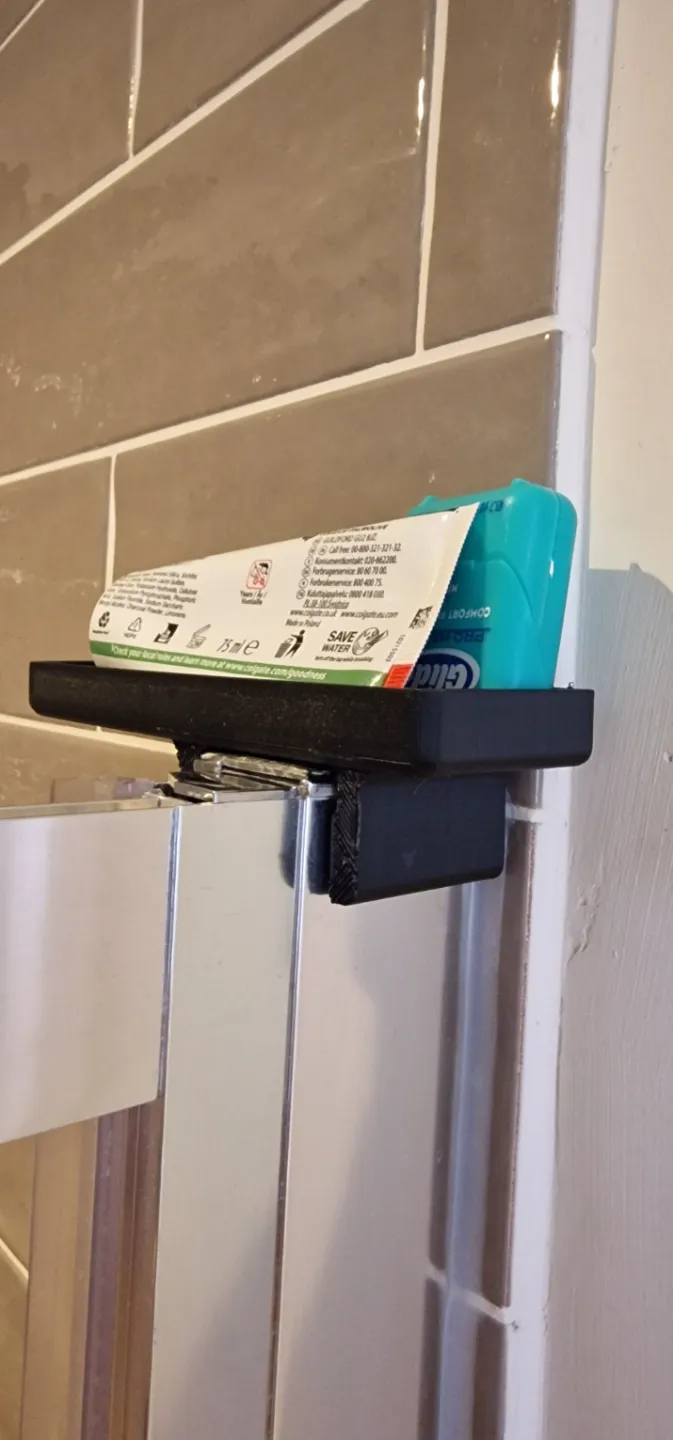 Shower Door Clip-On Storage by user_1555954668 - MakerWorld