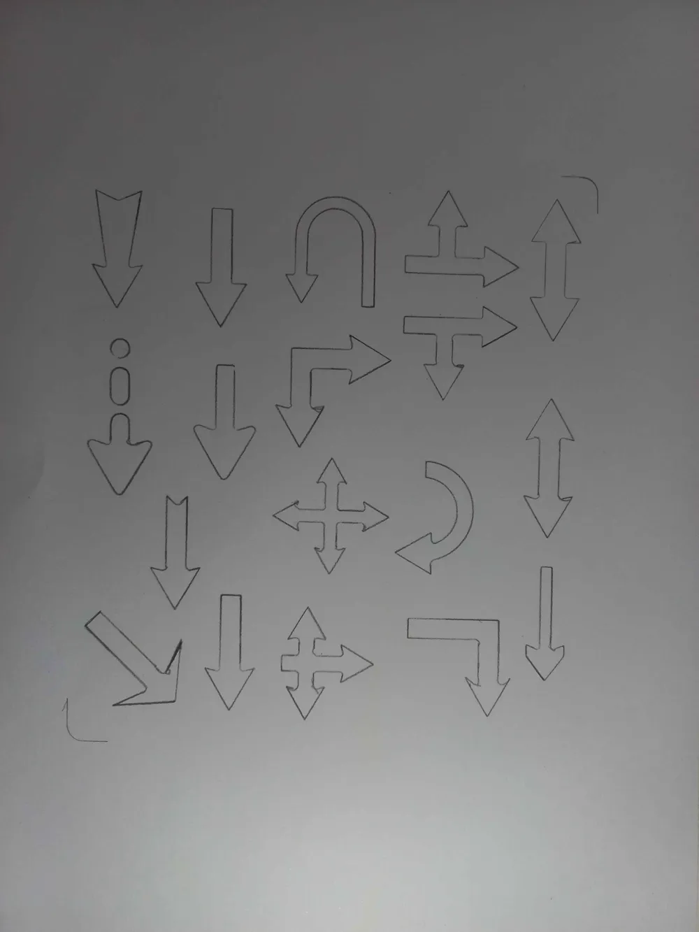Arrows Drawing Template (fusion360) by mosselini1 - MakerWorld