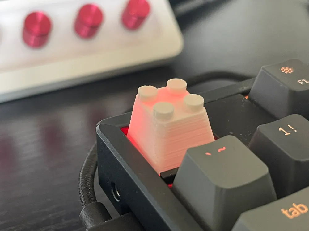Leg o Brick Compatible Keycap by Super Skibidi - MakerWorld