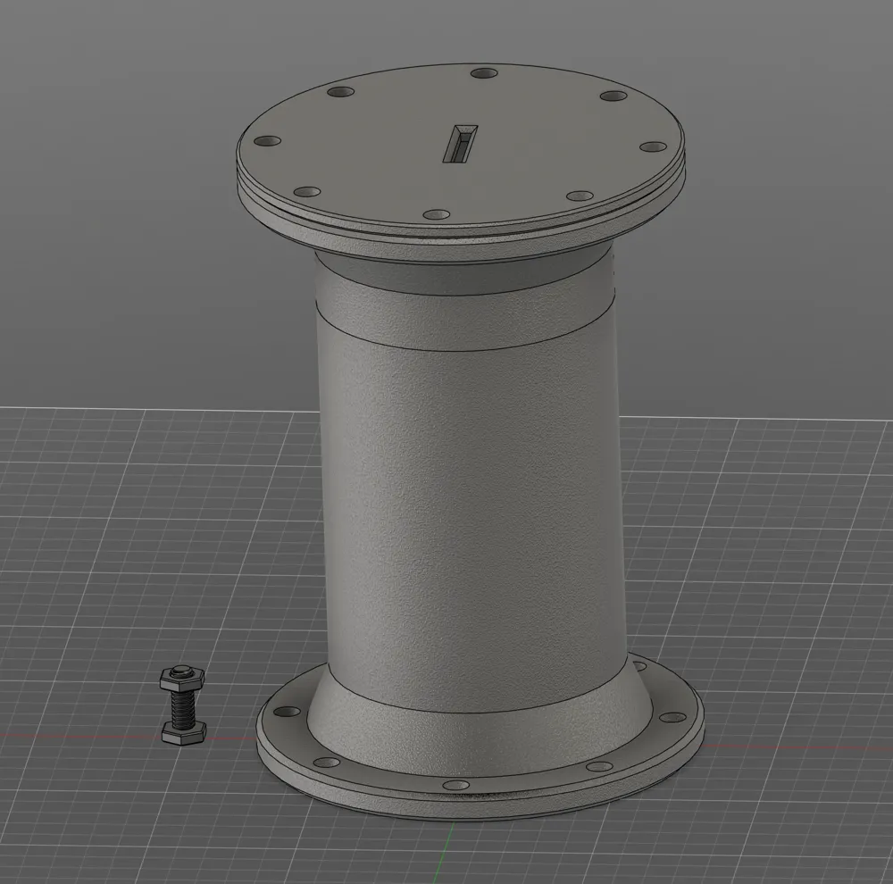 Industrial Pipe Bank by XanderBaer - MakerWorld