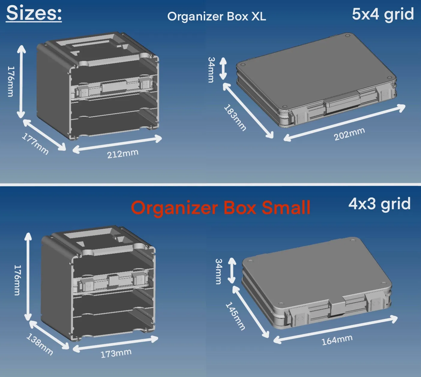 Organizer Box - Free 3D Print Model - MakerWorld