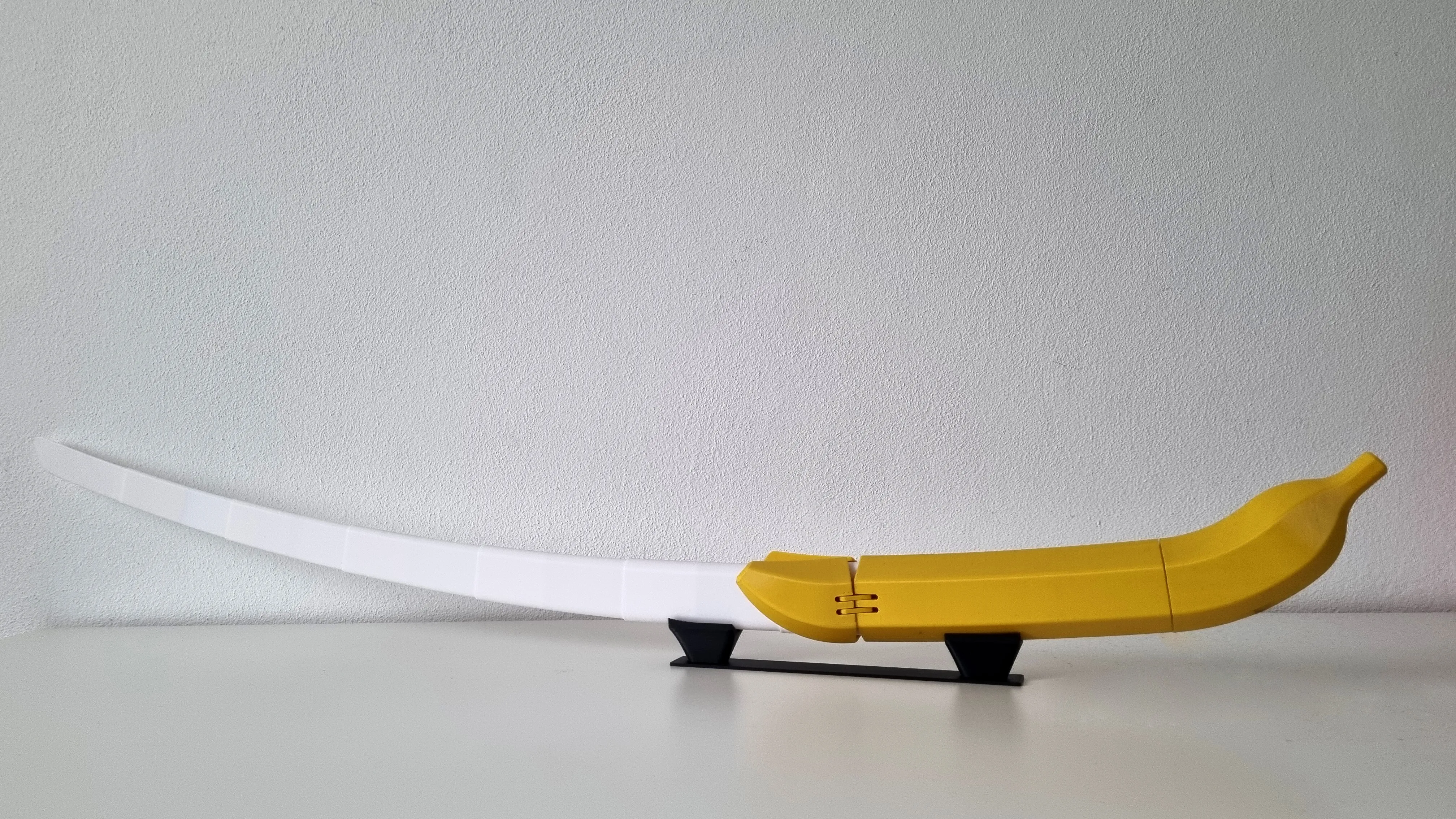 Banana Katana Remix with Display Stand - Free 3D Print Model - MakerWorld
