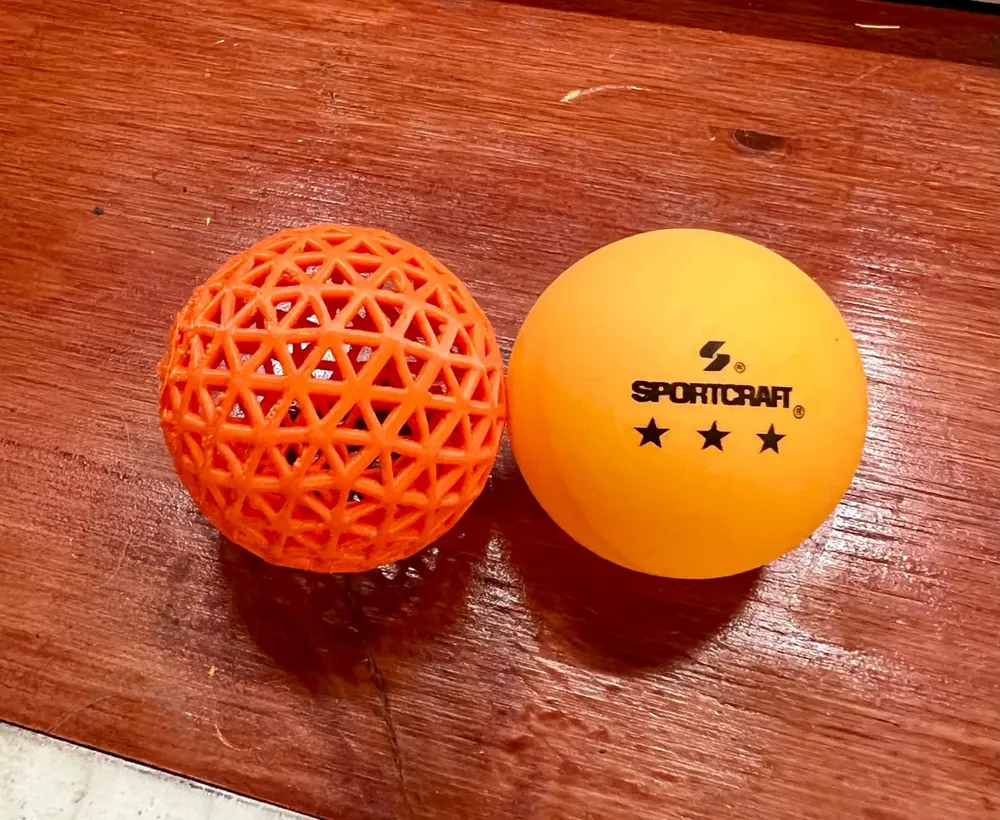 Airless ping pong ball table tennis ball by CustomizAction - MakerWorld