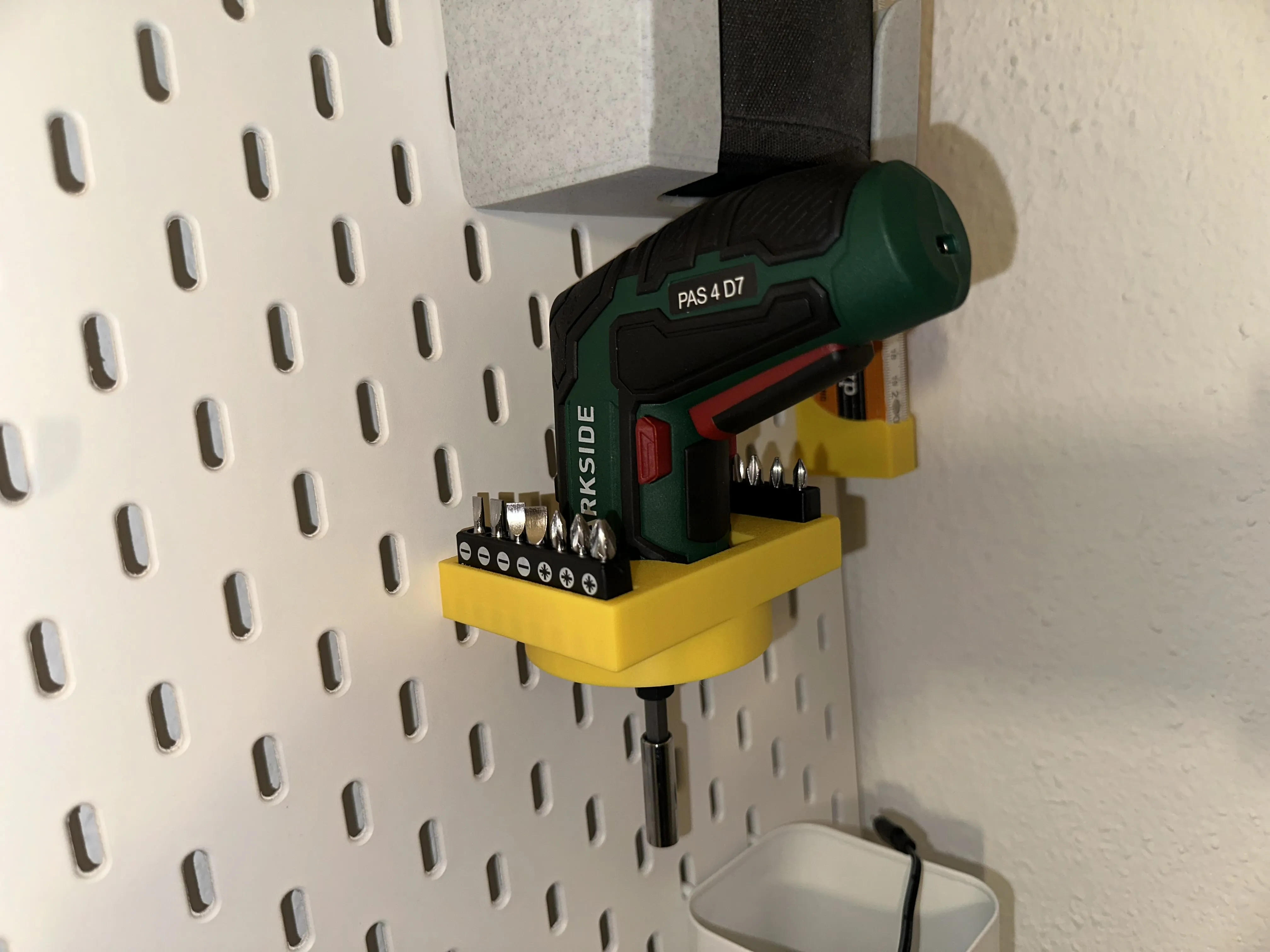 SKÅDIS mount for PARKSIDE Cordless Screwdriver Remixed by fadenb MakerWorld: Download Free 3D Models