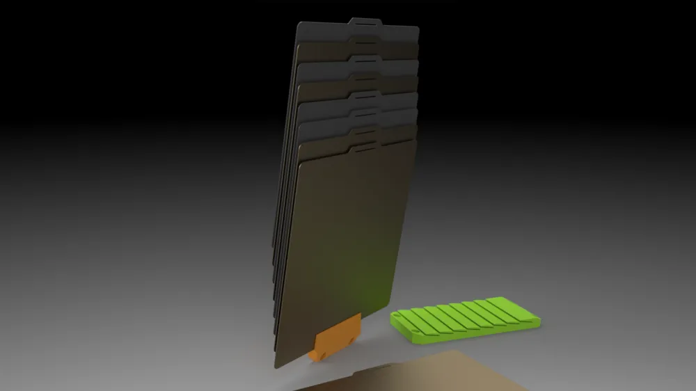 Build plate wall holder (Easy to print) - Free 3D Print Model - MakerWorld