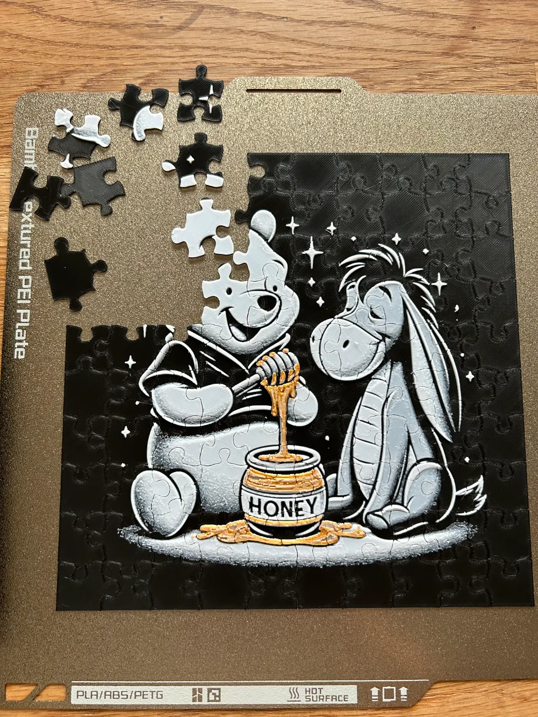 Box Lid for Winnie the Pooh and Eeyore Puzzle by CycloGoat - MakerWorld