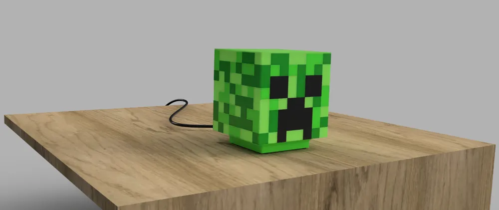 Minecraft Creeper Led Lamp by CpRandom - MakerWorld