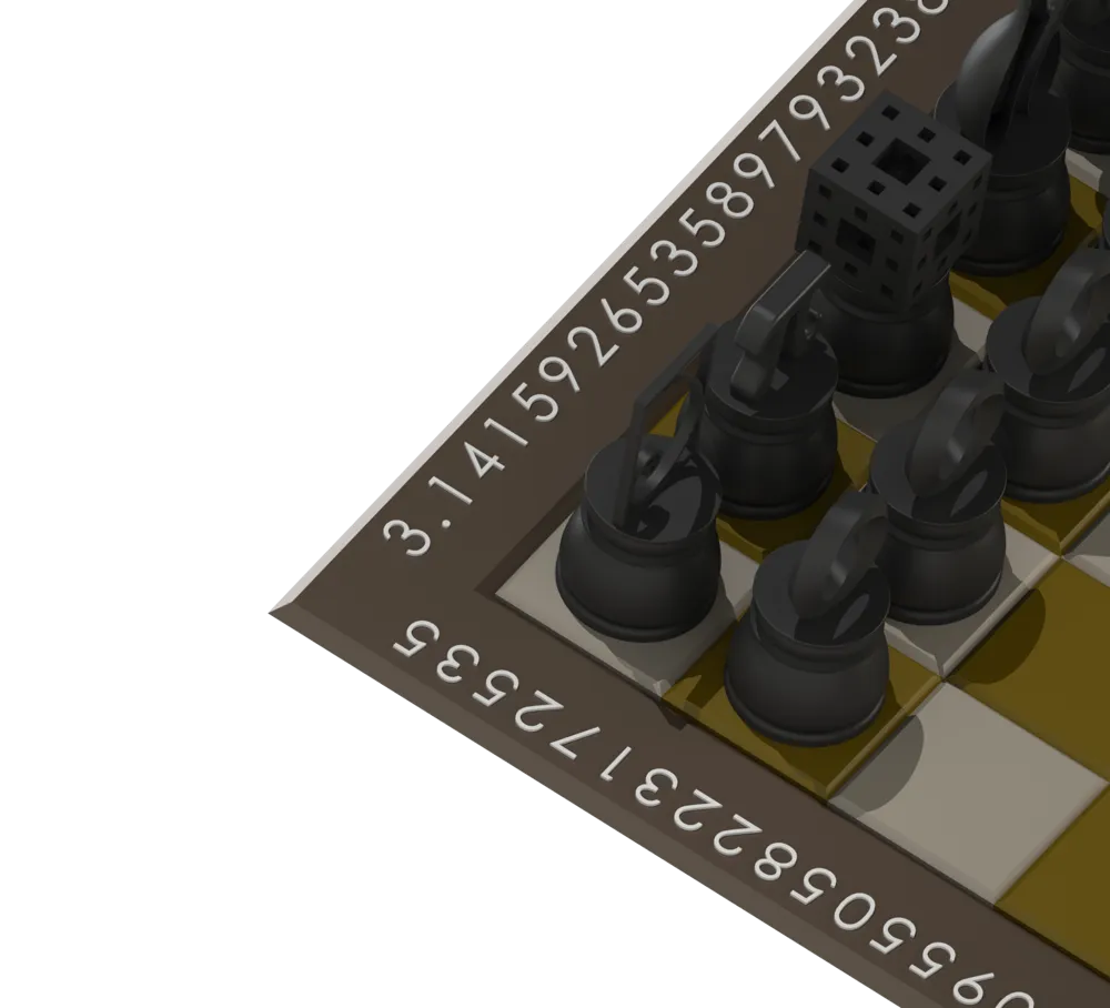 Math inspired chess set by user_909671121 - MakerWorld