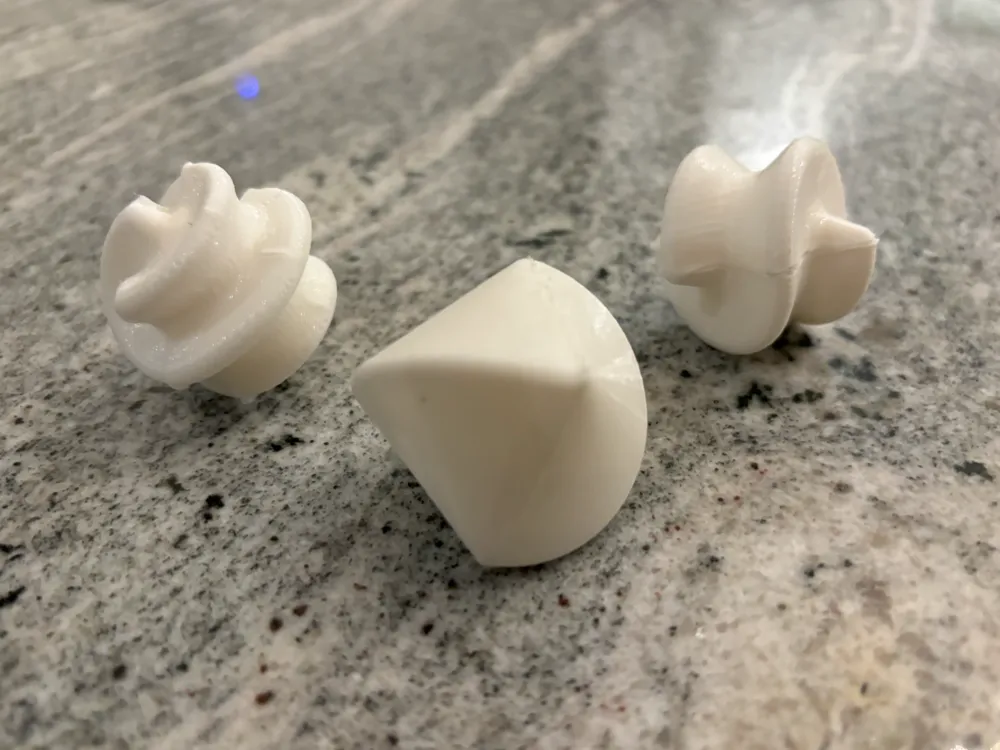 Quadrilateral, Hexagonal, and Octagonal Sphericon by O-Man - MakerWorld