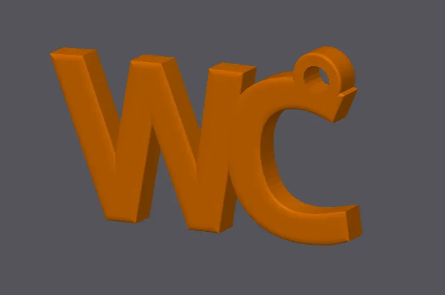 WC Keychain by SPC3D - MakerWorld
