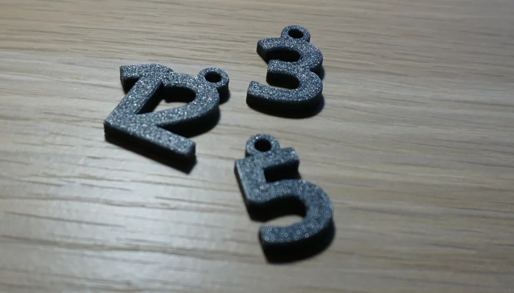Numbers Keychain by SPC3D MakerWorld: Download Free 3D Models