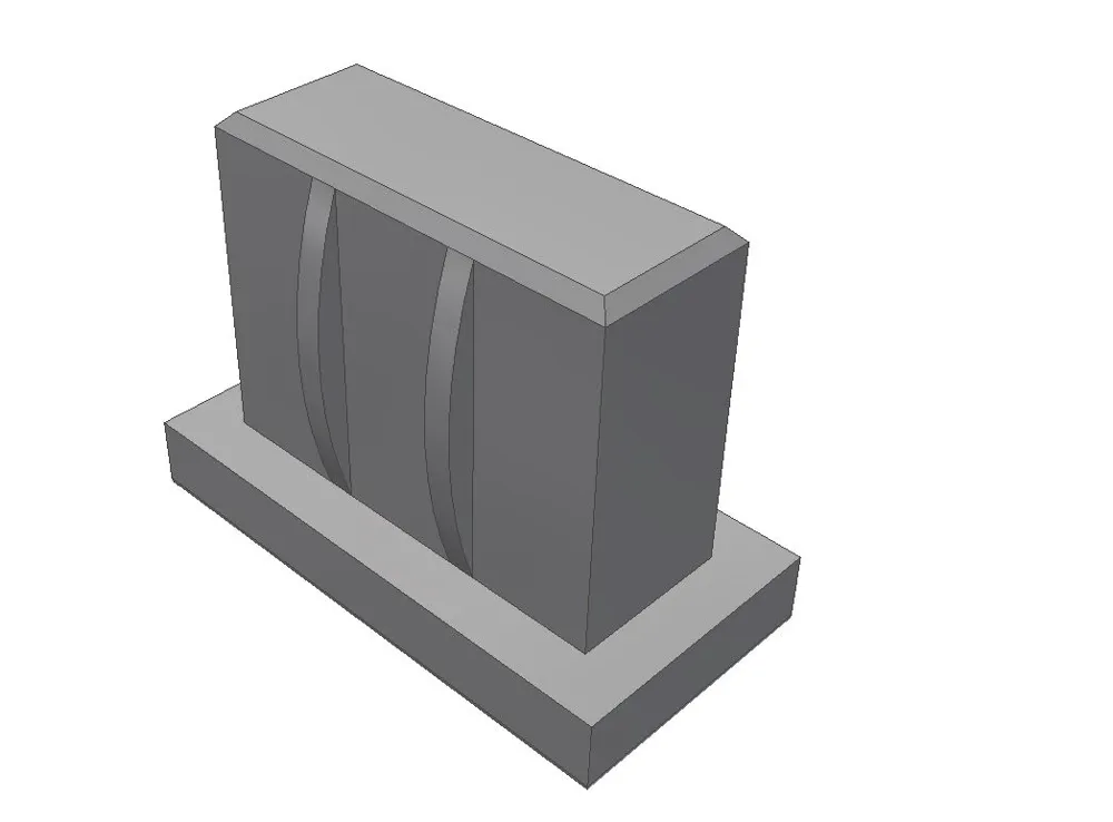 Rectangular end cap 40x20mm by LeBamboudeJC - MakerWorld