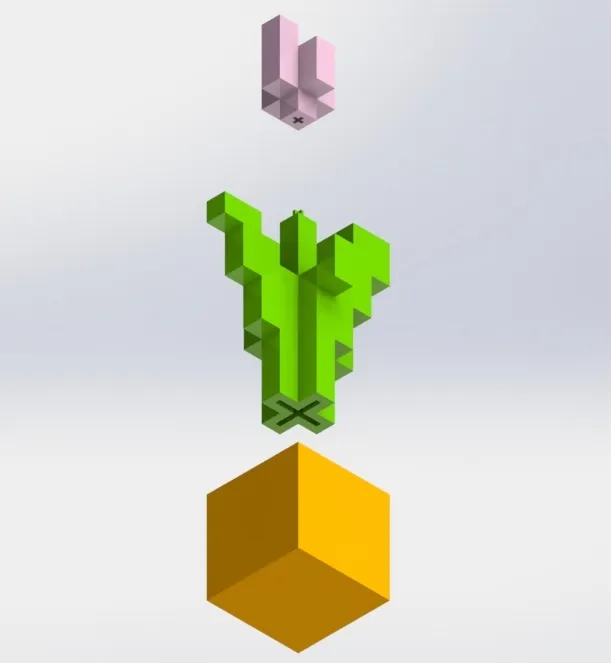 Minecraft Tulip by Rudy - MakerWorld