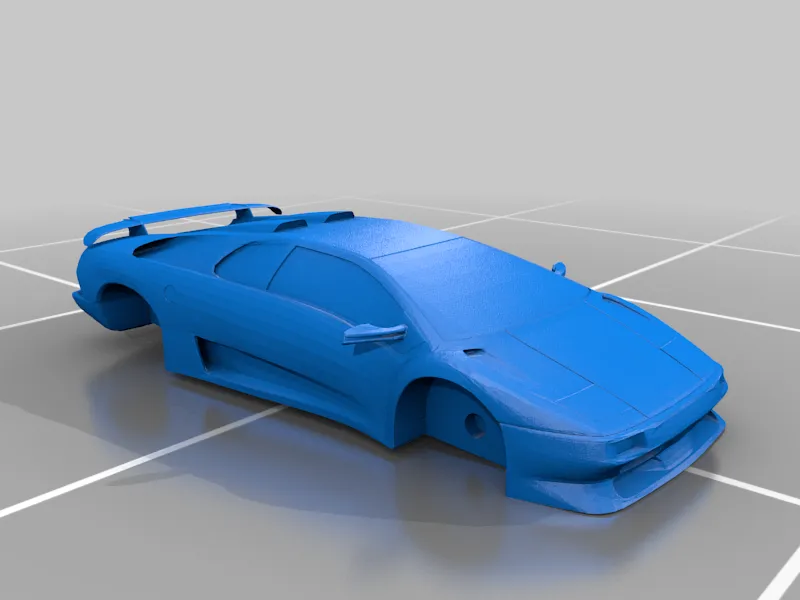 Lamborghini Diablo SV - Free 3D Print Model - MakerWorld