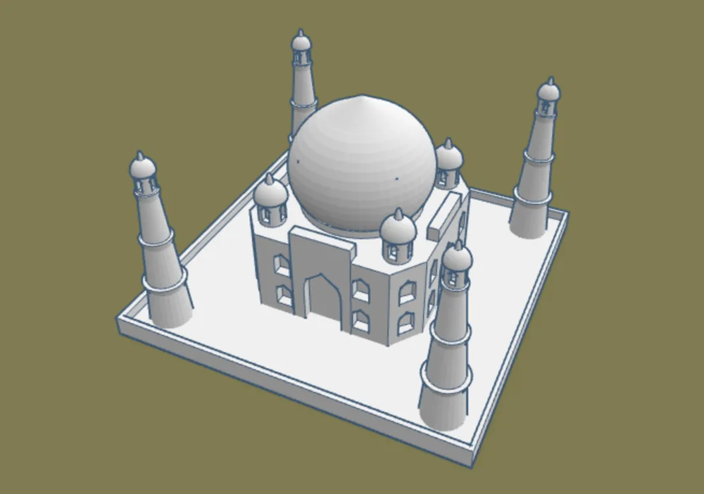 Taj Mahal by ModelCrafters - MakerWorld