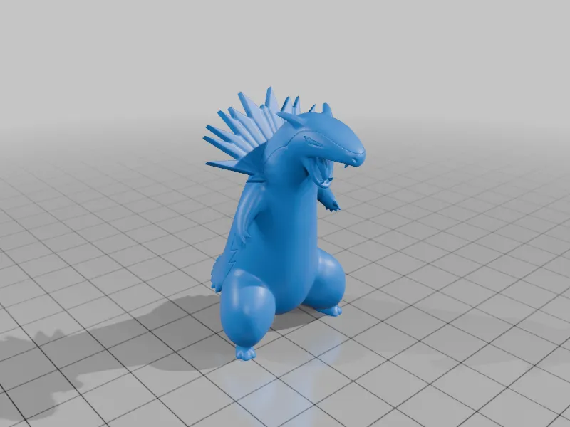 Pokemon Typhlosion #157 -Optimized for 3D Printing by 3Dprint1UP ...