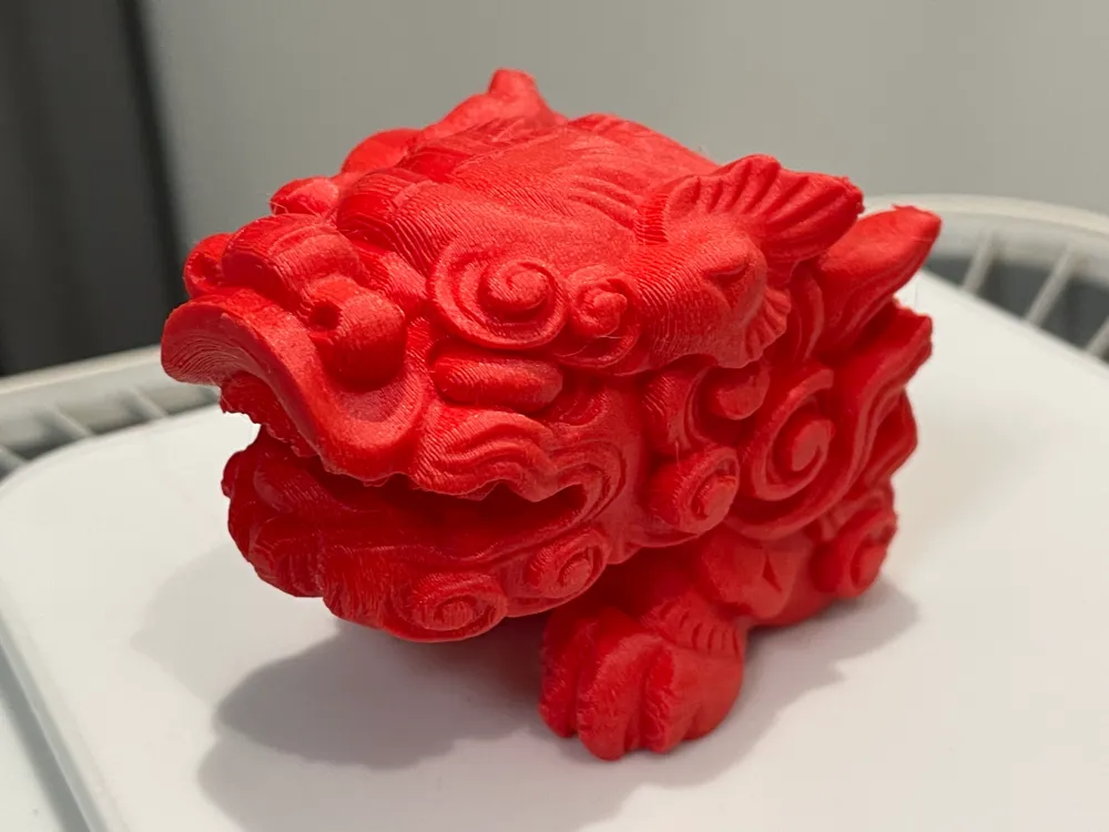 Lion, mythical beast, auspicious object (Chinese mythical beasts) by ...