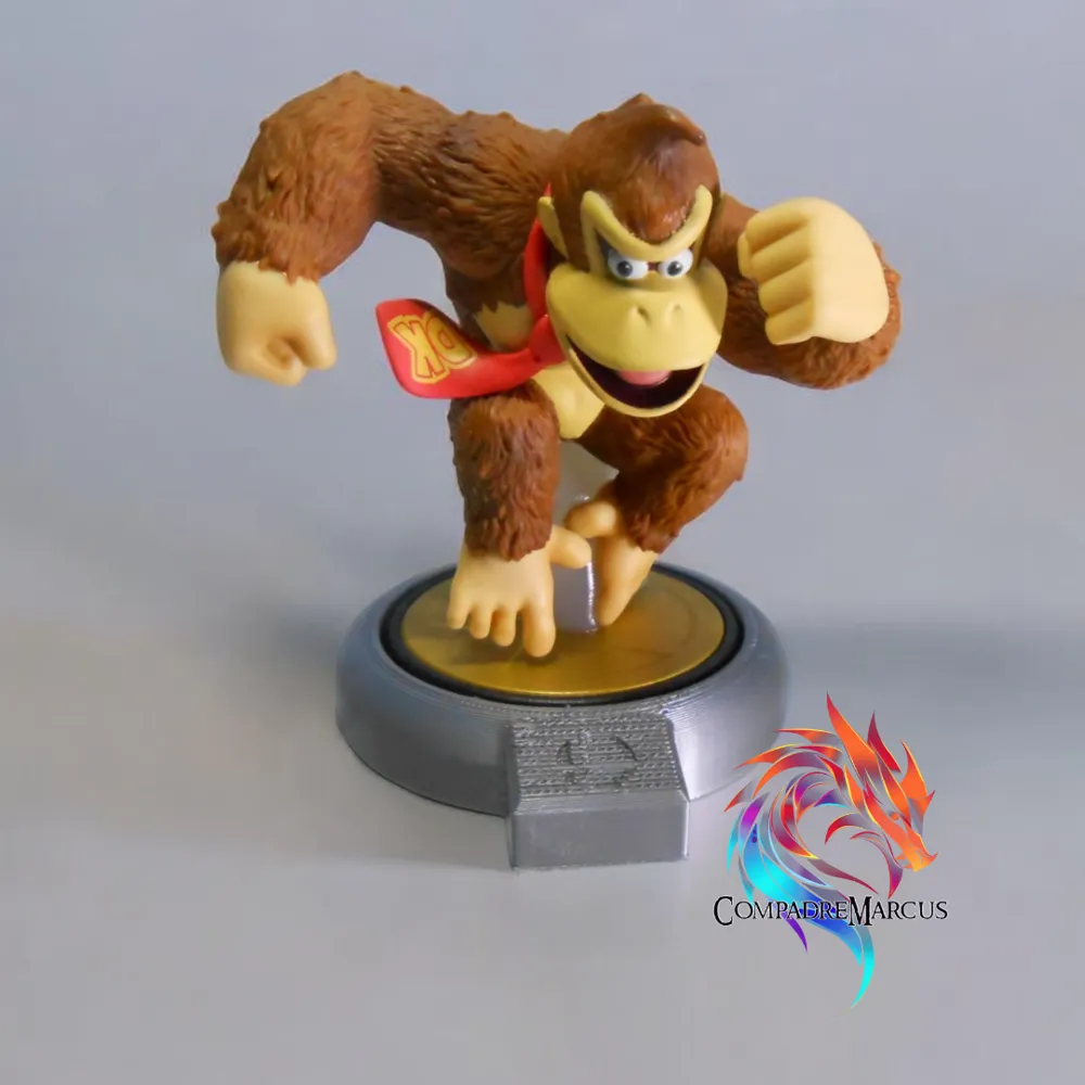 Amiibo simple display with logos by CompadreMarcus - MakerWorld