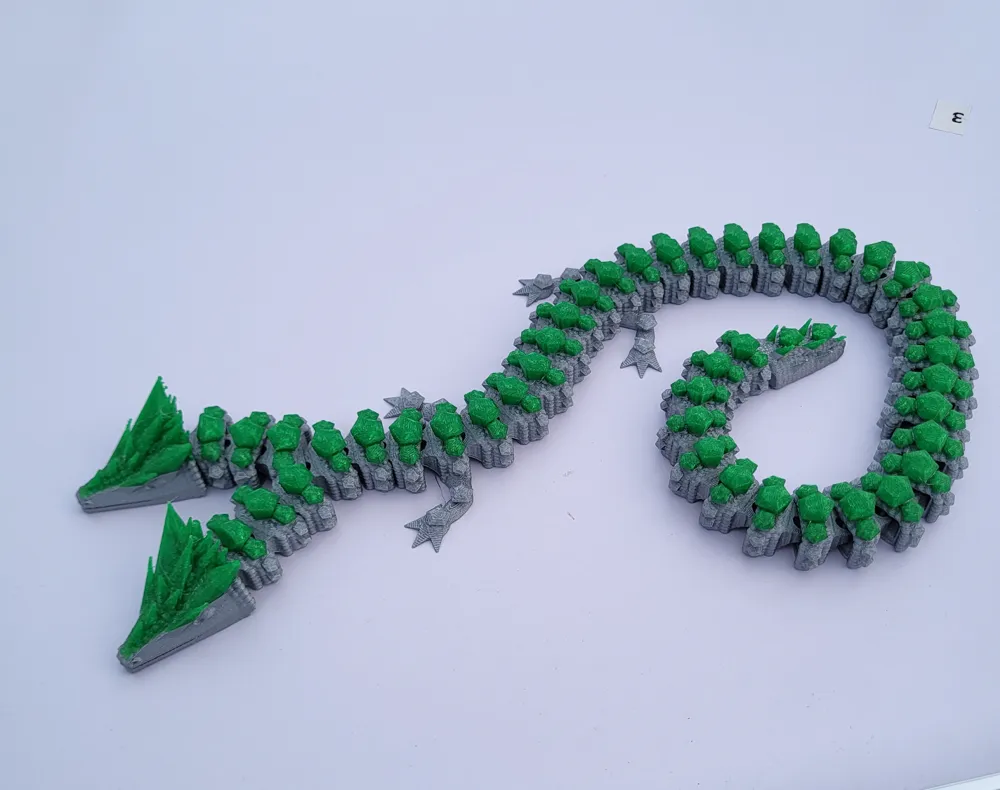 emerald dragon - Free 3D Print Model - MakerWorld