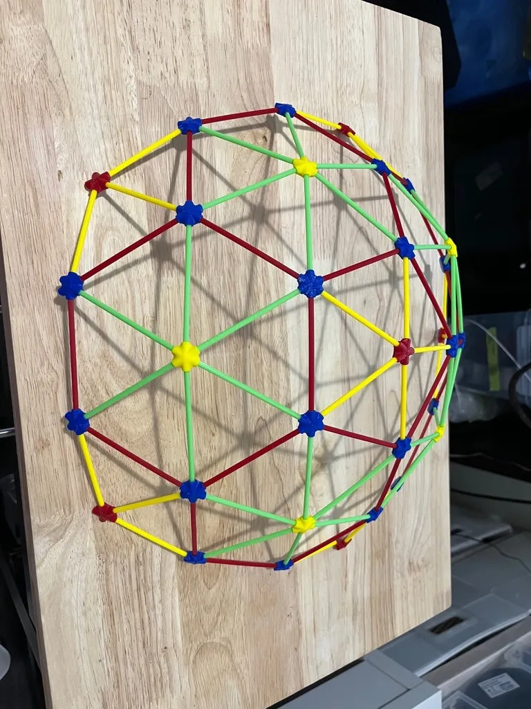 Geodesic Dome 3V Model by tsubs.n - MakerWorld