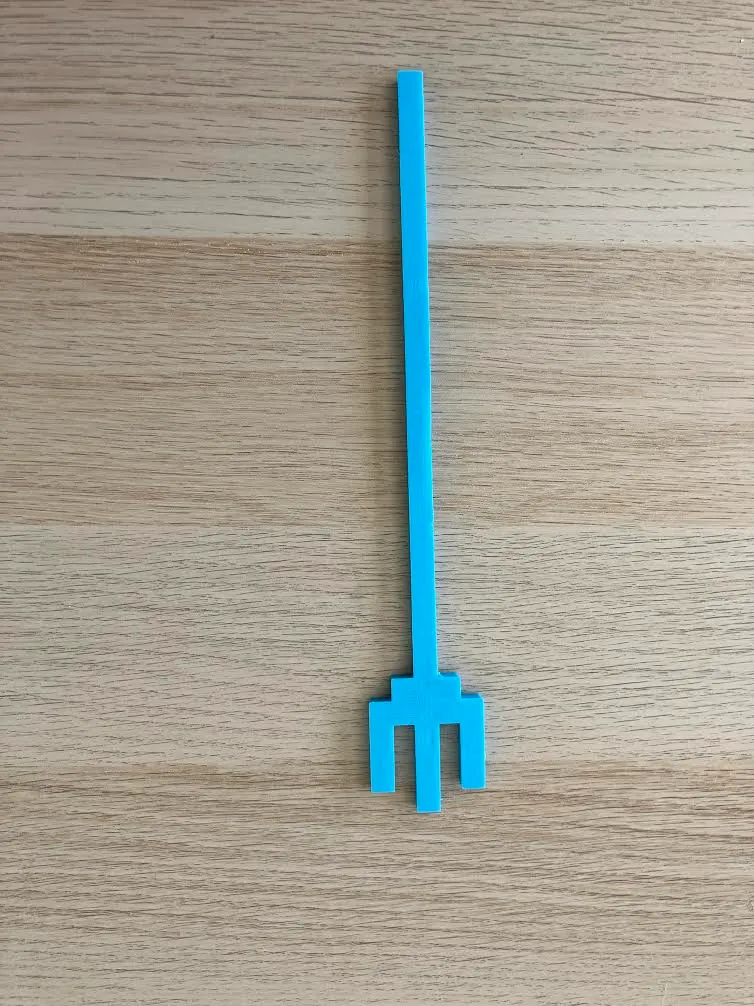 Minecraft trident back scratcher by Bobthecob MakerWorld: Download Free ...