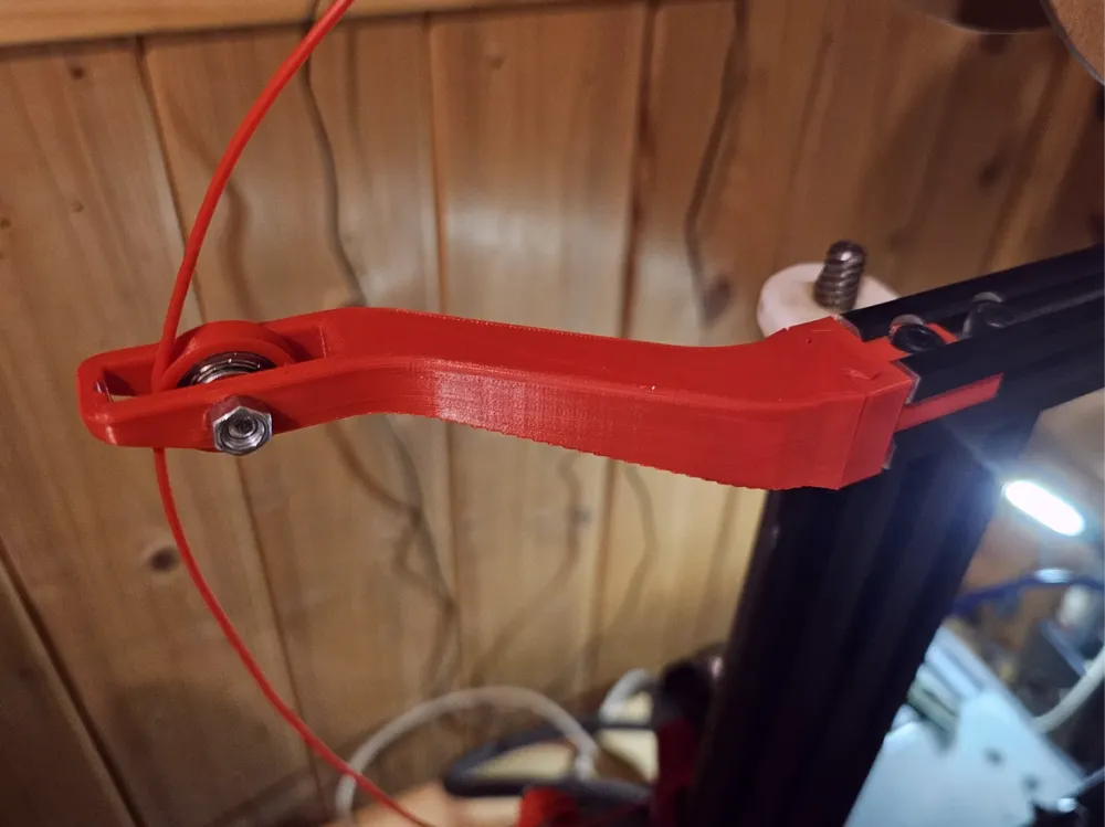 Ender 3/AlfaWise/Longer Filament Roller Guide Remixed by Moondreams ...